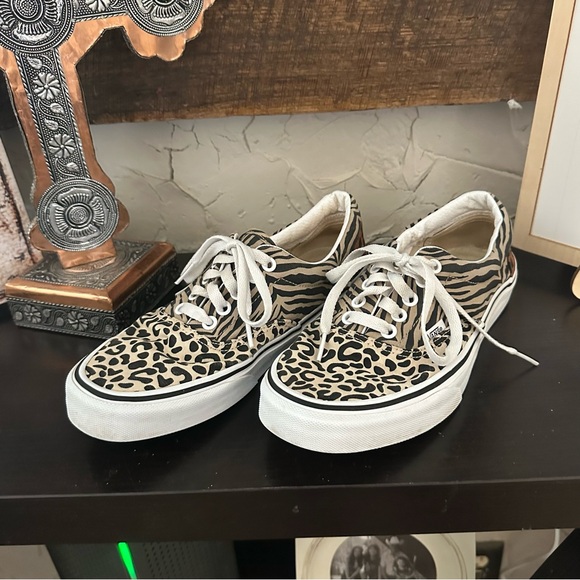 Vans | Shoes | Vans Era Safari Multi Animal Print Zebra Leopard Tiger ...